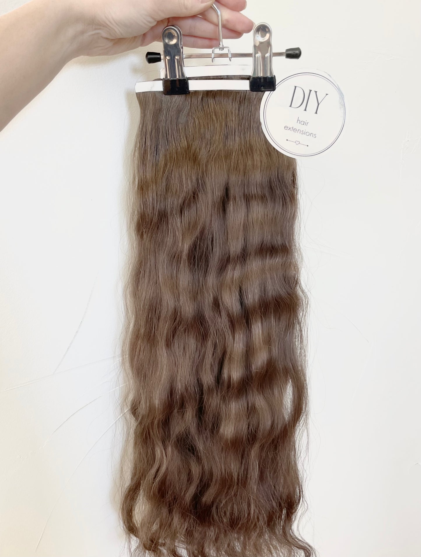 Medium Brown #4 DIY Hair Extensions Home Kit
